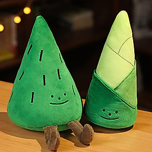 LUOZZY Bamboo Shoots Plush Toy Bamboo Shoot Soft Toy Stuffed Plants Plush Doll Cartoon Pillow for Kids Gift Home Decoration