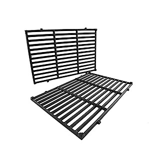 Blackhoso 7638 7639 7527 65906 Grill Grates for Weber Spirit E-310 E-320 S-310 300 Series Spirit II E-310 SP320 Cast Iron Grids Weber Smokefire ex4 ex6 Grates, Genesis Gold B/C Gas Grills