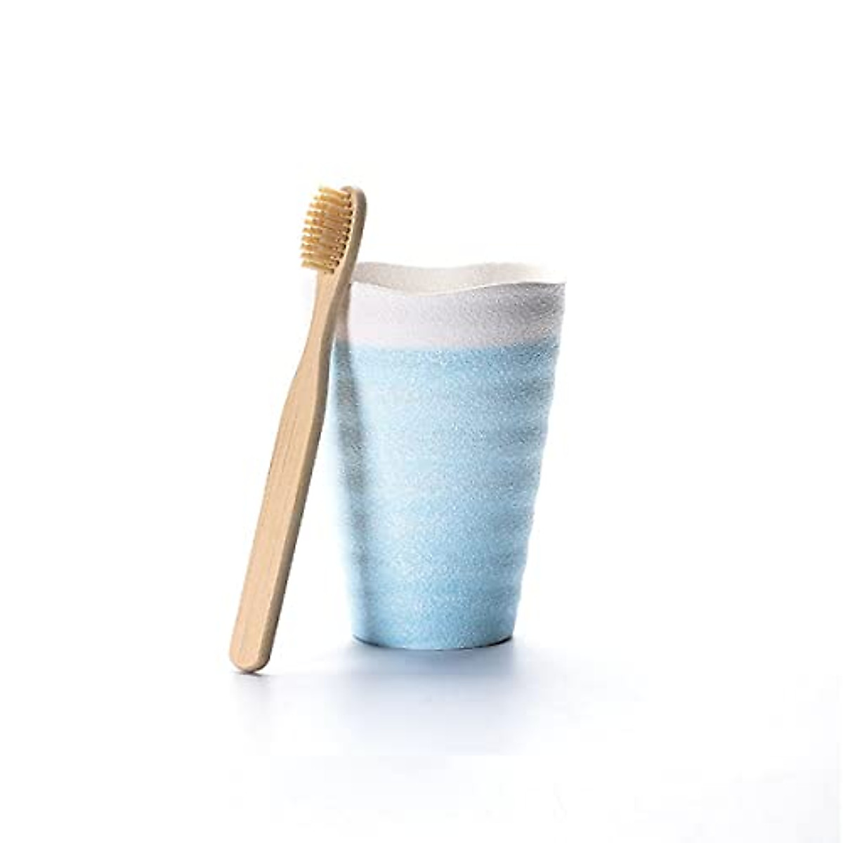 Kids Bamboo Toothbrushes (4 Pack) | BPA Free Color Safe Bristles | Bamboo Charcoal Toothbrushes | Biodegradable & Eco Friendly Toddler Tooth Brush, 4.0 Count