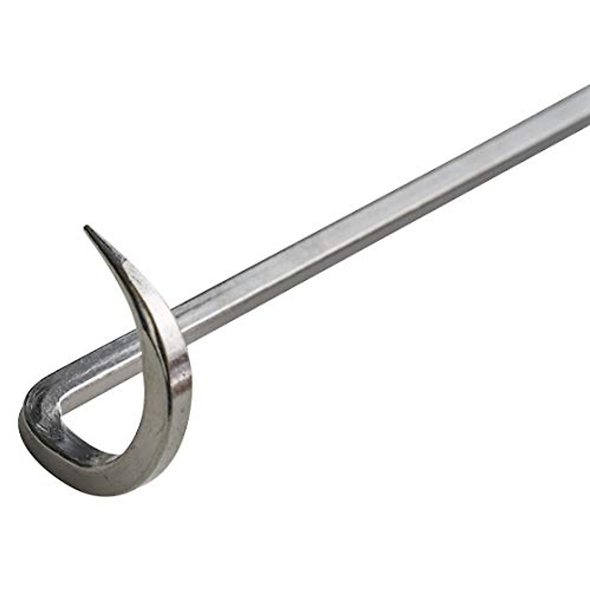 Traeger Pellet Grills BAC533 BBQ Pig Tail Accessory, Silver with Brown