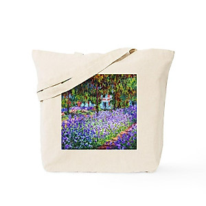 CafePress Monet Tote Bag Natural Canvas Tote Bag, Reusable Shopping Bag