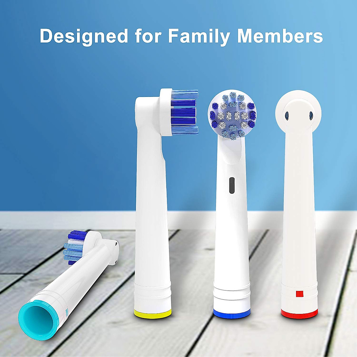 Replacement Brush Heads for Oral B Electric Toothbrush, Compatible with Pro Genius and Smart Series, Including 4 Floss, 4 Cross, 4 Precision & 4 Whitening Brush Heads (16 pcs)…