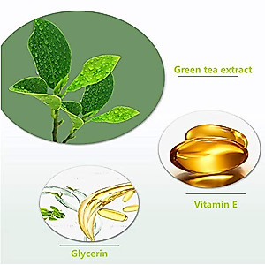 RUOQI 2PCS Green Tea Mask for Face, Blackhead Remover with Green Tea Extract, Deep Pore Cleansing, Moisturizing, Skin Brightening, Removes Blackheads for All Skin Types of Men and Women