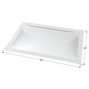 ICON 01861 RV Skylight, White