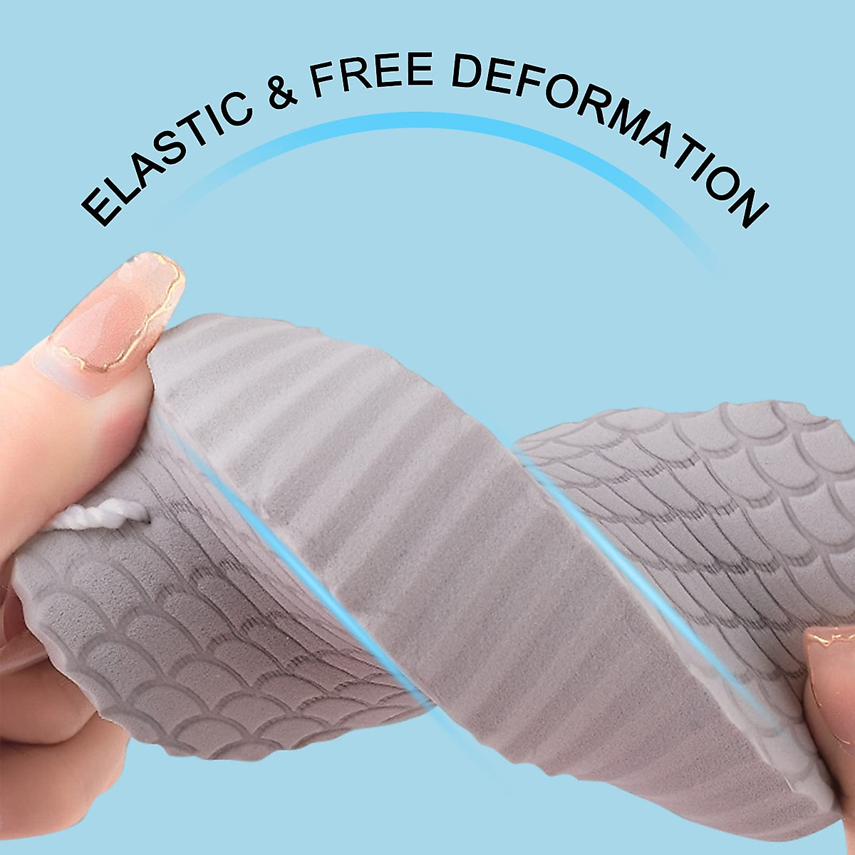 2022 New Super Soft Exfoliating Bath Sponge, 4PCS Ultra Soft Bath Body Shower Sponge, Reusable Spa Scrub Exfoliator Dead Skin Remove, 3D Body Sponge for Adults Children and Pregnant Women