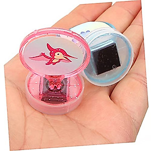 jojofuny 60 pcs Dinosaur Shape Plastic Treat Cartoon Kindergarten Rewards Color Stampsrandom Favors Kids Stamps Lovely Children's Birthday Classroom Stuffersrandom Stuffers Stocking