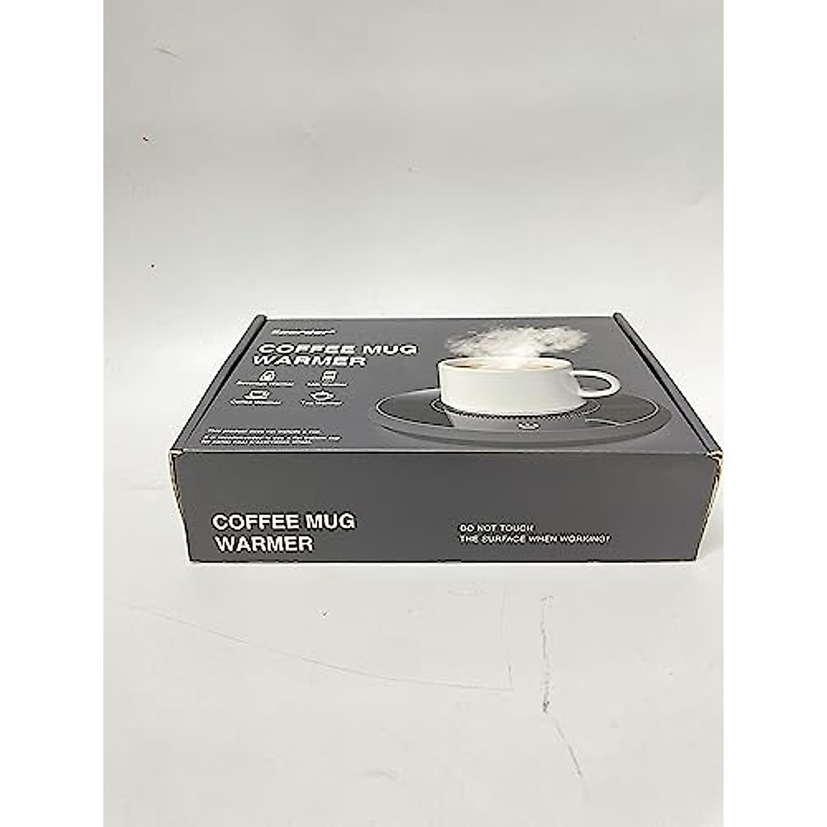 Smart Coffee Mug Warmer for Desk, Auto Shut Off Gravity-Induction Coffee Warmer with Two Temperatures Setting, Cup Warmer Plate for Cocoa/Tea/Water/Milk/Plate, (Not Including Cup)