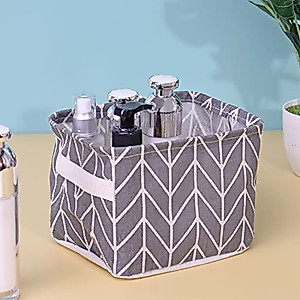 3-Pack Small Storage Baskets, Closet Organizing Bins, for Toys, Books, Cosmetic and Small Sundries Organizing, 7.9 * 5.6 * 6.3 In