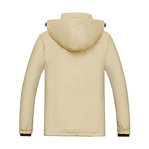 WULFUL Men's Waterproof Ski Jacket Warm Winter Snow Coat Mountain Windbreaker Hooded Raincoat