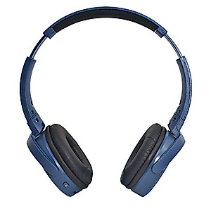 Magnavox MBH542-BL Bluetooth Wireless Foldable Stereo Headphones in Blue