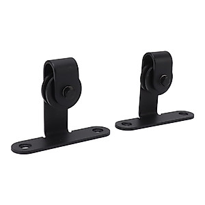 Barn Door Hardware Kit Sliding Door Kit Strong Load Bearing Mini Sliding Door Track Roller Kit Door Track Hardware Closet Track for Single Wooden Door Interior Doors