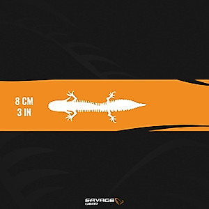 Savage Gear NED Salamander Fishing Bait, Green Pumpkin, Realistic Contours, Colors & Movement, 12x Tough Duratech Construction, Salt & Scent Infused