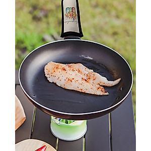 Spring Flower Hot Handle Holder, Pot Pan Handle Covers, Colorful Rose Watercolor Burlap Texture Cast Iron Skillet Handle Covers, Heat Protecting Pan Handle Sleeves Mitt for Kitchen, 2PCS