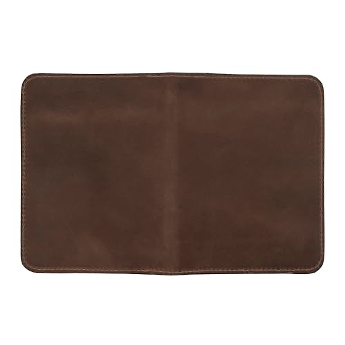 Hide & Drink, Double Passport Cover with Slots for Bills and Keys, Rustic Case, ID Organizer, Full Grain Leather, Handmade Accessories, Bourbon Brown