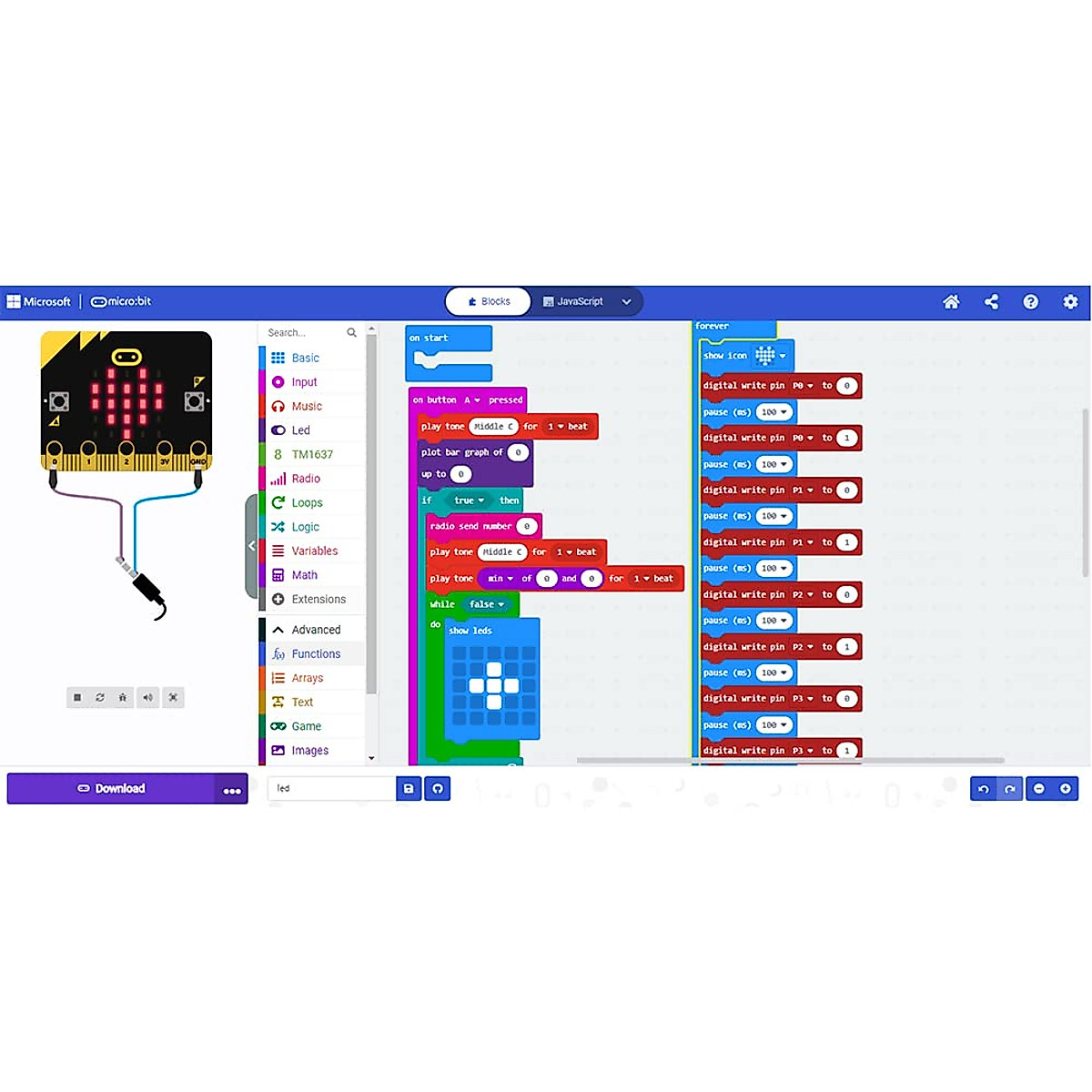 GeeekPi microbit V2 Club Kit (10 Pack microbit v2 go kit) with 10 BBC Micro:bit V2 Boards, Battery Holders, Micro USB Cable,20 AAA Batteries for Coding and Programming
