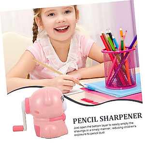 LIFKOME Compact Kids Sharpener Lovely Sharpeners Small Pencil Sharpener Cartoon Sharpener for School Classroom