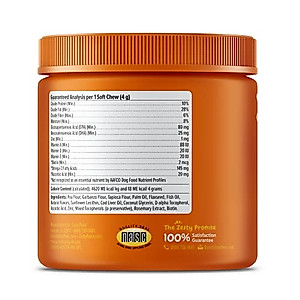 Zesty Paws Omega 3 Alaskan Fish Oil Chew Treats for Dogs - with AlaskOmega for EPA & DHA Fatty Acids - Hip & Joint Support + Skin & Coat Chicken Flavor (90 Soft Chews)