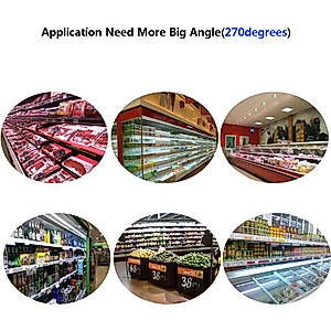 JOMITOP 6FT Integrated Led Light 56W (120W Equivalent), V-Shape Shop Light Fixture, Plug and Play, Clear Cover, Cold White 6000K, AC85-265V - Pack of 25 Units