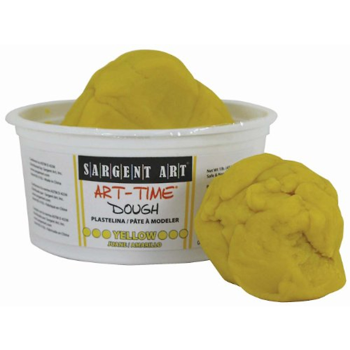 Sargent Art 85-3102 1-Pound Art-Time Dough, Yellow
