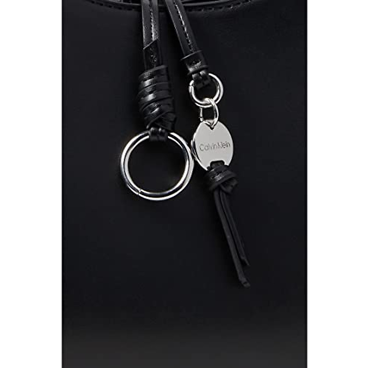 Calvin Klein Porter Satchel Black/Silver One Size