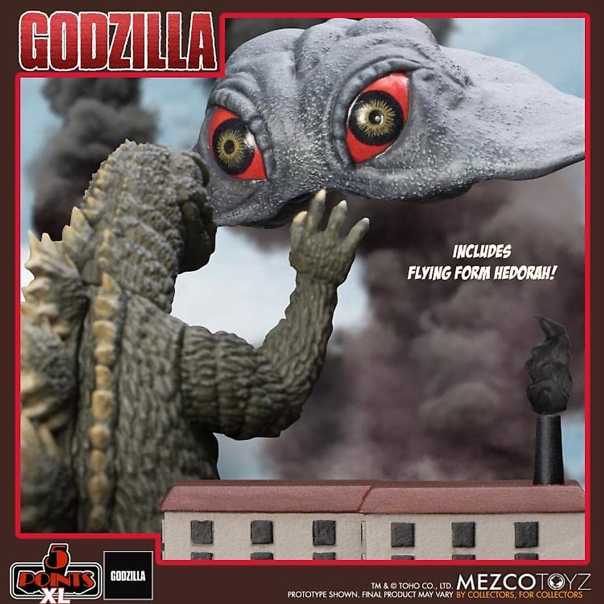 Mezco - 5 Points XL Godzilla vs Hedorah Boxed Set
