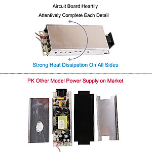 COOLM 12V 12.5A 150W 4Pin 4-Pin Adapter Replacement 10A 8A for FSP Group Inc. FSP150-AHAN1 FSP150-AHAN1-VR P/N 9NA1350204 9NA1501829 SPI P/N AD150-AHAN1-INTL Power Supply