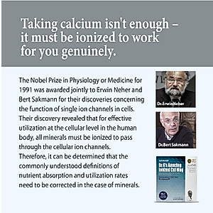 Dr. G's Amazing Ionized Cal Mag Powder, Dietary Supplement for Bone Density Increase, Calcium & Magnesium 2:1 Ratio - 60 Sticks, 60 Day Supply