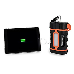 Celestron - PowerTank Lithium Pro Telescope Battery – Rechargeable Portable 12V Power Supply for Computerized Telescopes – 17 hour capacity/ 158.74Wh - Red/White LED Light - 2 USB Ports, Black(18768)