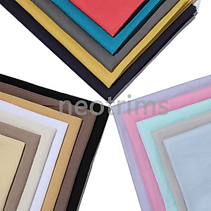 Voile Lawn Fabric, 100% Cotton, Superior Luxury Handle Sheer Gauze Material. Finest Muslin, 17 Colors. Dressmaking, Curtain,Crafts,Face Masks. Neotrims UK. Teal Turquoise, 1 Meters