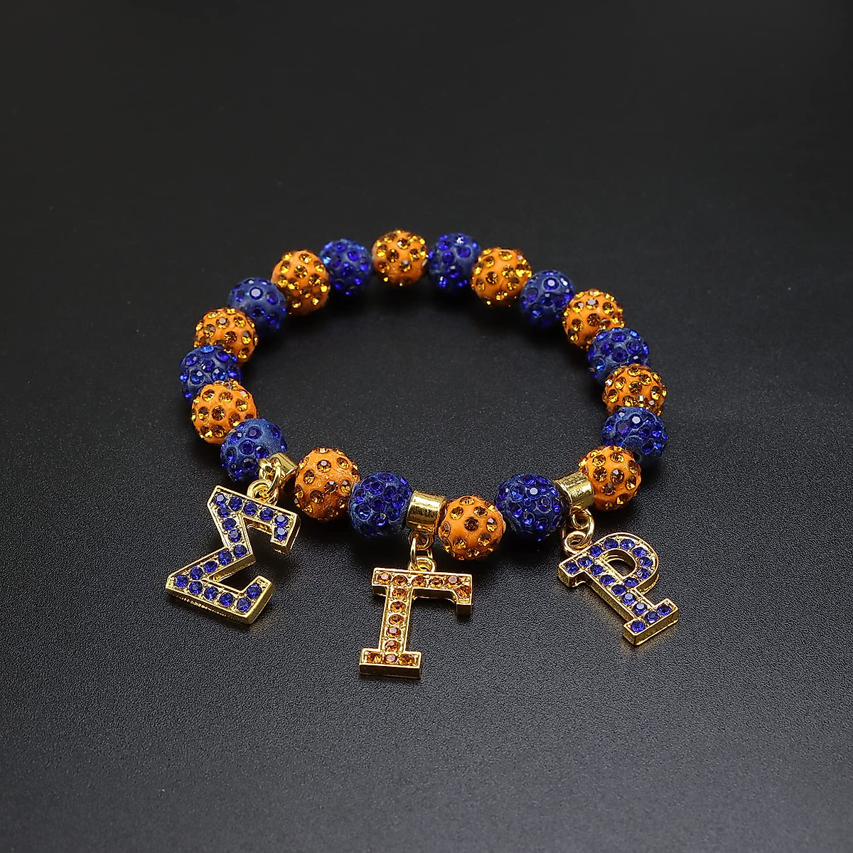 TongXin SGRHO Sorority Gift for Women 1922 Sorority Paraphernalia Bracelet Greek Sorority Rhinestone Jewelry Gift (SGR Bracelet 02)