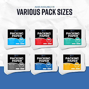 Packing Paper Sheets for Moving - 20lb - 640 Sheets of Newsprint Paper - Must Have in Your Moving Supplies - 27" x 17" - Made in USA