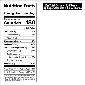 Quest Nutrition Caramel Chocolate Chunk Protein Bar, 20g Protein, 1g Sugar, 4g Net Carbs, Gluten Free, Keto Friendly, 12 Count