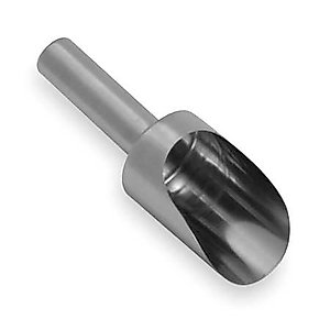 Scoop, 8 Oz, 304 Stainless Steel