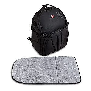 SwissGear 3333 Premium Pet Backpack, Pet Carrier, Black