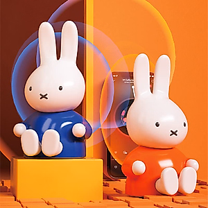 Miffy Bluetooth Figurine Speaker, Mini Bluetooth Speaker, Wireless Speaker, Portable Bluetooth Speakers (Light Blue)