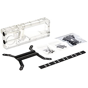 Phanteks Glacier R220C Combo Reservoir for DDC Pump, Transparent Acrylic Backplate, Integrated Digital-RGB Lighting