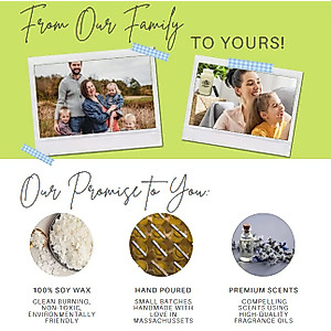 Nika's Home Lemongrass Kiwi Cassis Soy Candle 12oz Mason Jar Non-Toxic White Soy Candle-Hand Poured Handmade, Long Burning 50-60 Hours Highly Scented All Natural, Clean Burning Gift Décor