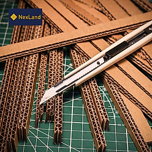 NexLand 2pack S1-P 9mm Utility Knife 30 Degree Tip with G3 Ultra-Sharp Ceramic Blade Snap Off Right Hand