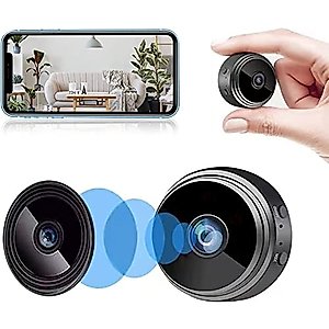 Cilee Mini Camera Wireless Hidden WiFi Cameras HD1080P Home Security Cameras,Covert Baby Nanny Cam with Phone App,Tiny Smart Camera for Indoor Outdoor Video Recorder Motion Activated Night Vision