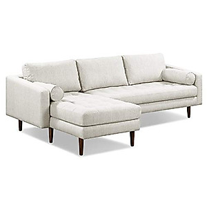 POLY & BARK Sofa, Bright Ash, Left-Facing Sectional