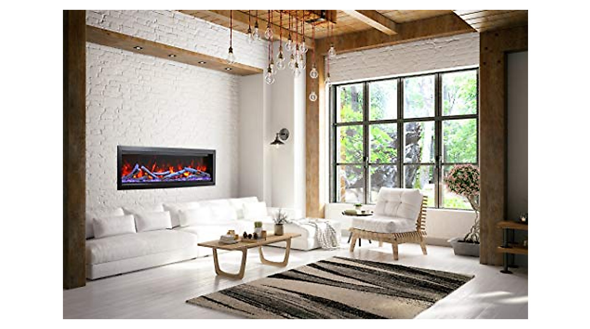 Amantii SYM-60-BESPOKE Electric Fireplace | Stylish & Warm