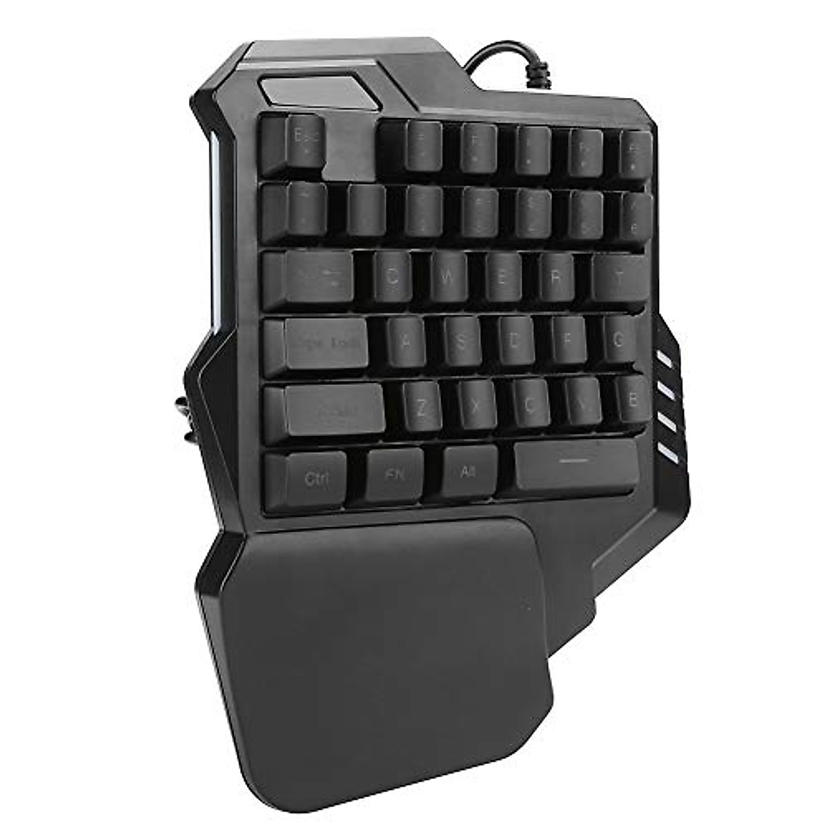 G30 One Handed Gaming Keyboard , Professional LED Backlit Keyboard , Compact 35 Keys Half Keyboard Gaming Keypad for win2000 ,XP ,Me ,Vista7 ,8 ,OS X Black