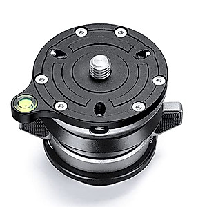 Leofoto LBQ-50S 50mm Leveling Base Half Ball Quick Adjust Leveler Head for Mr Q Ideal for LQ-284C