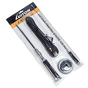 CB Antenna 28 inch for CB Radio 27 Mhz,Portable Indoor/Outdoor Antenna Full Mount Kit for Mobile/Car Radio Antenna Compatible with Midland Cobra Uniden Anytone