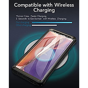 YOUMAKER Kickstand Case for Galaxy Note 9, Full Body with Built-in Screen Protector Heavy Duty Protection Shockproof Rugged Cover for Samsung Galaxy Note 9 6.4 Inch - Gun Metal/Black