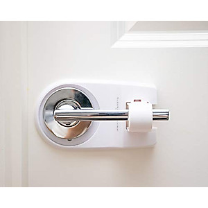 Little Chicks Baby Safety Lever Door Handle Lock - Firm & Strong Hold - Non-Adhesive - Suitable for Door Handles with 3 inches Diameter - 3 Pack - Model CK028