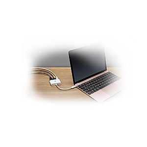 IOGEAR USB-C to 1 to 3 Adapter - 1 HDMI Out - 1 USB A Out - 1 USB-C - Power Delivery 100W - 4K@30Hz - MacBook Pro - iMac - Chromebook - More USB 3.0 Type-C Devices - GUC3C3H