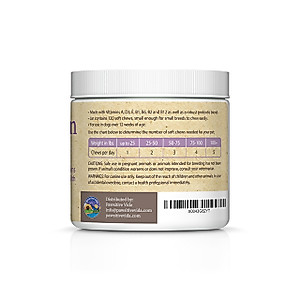 Pawsitive Vida All in 1 Multivitamin Chewable for Dogs with Glucosamine - Dog Vitamins and Supplements - Pet Joint Support Health - Immunity, Mobility, Digestion - 120 Count