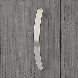 Bush Business Furniture Universal 5 Piece Modular Garage Storage Set with Floor and Wall Cabinets, Platinum Gray