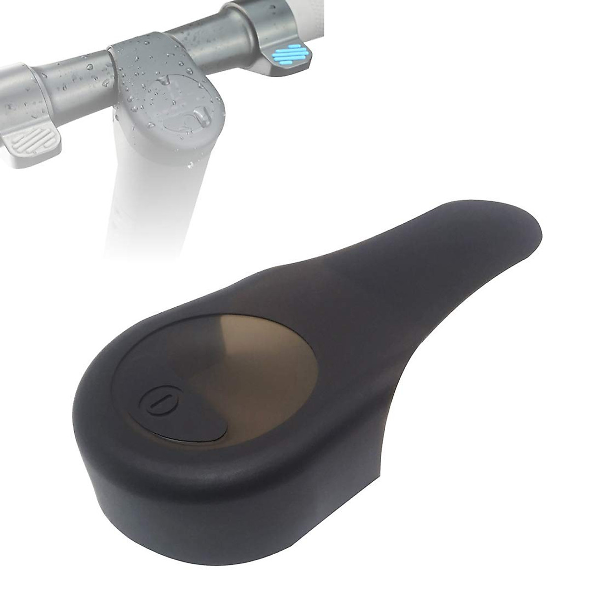 Glodorm Black Waterproof Dashboard Cover Shell for Ninebot Scooter Silicone Protective Case Accessories for Ninebot Segway ES1 ES2 ES4 Electric Scooter